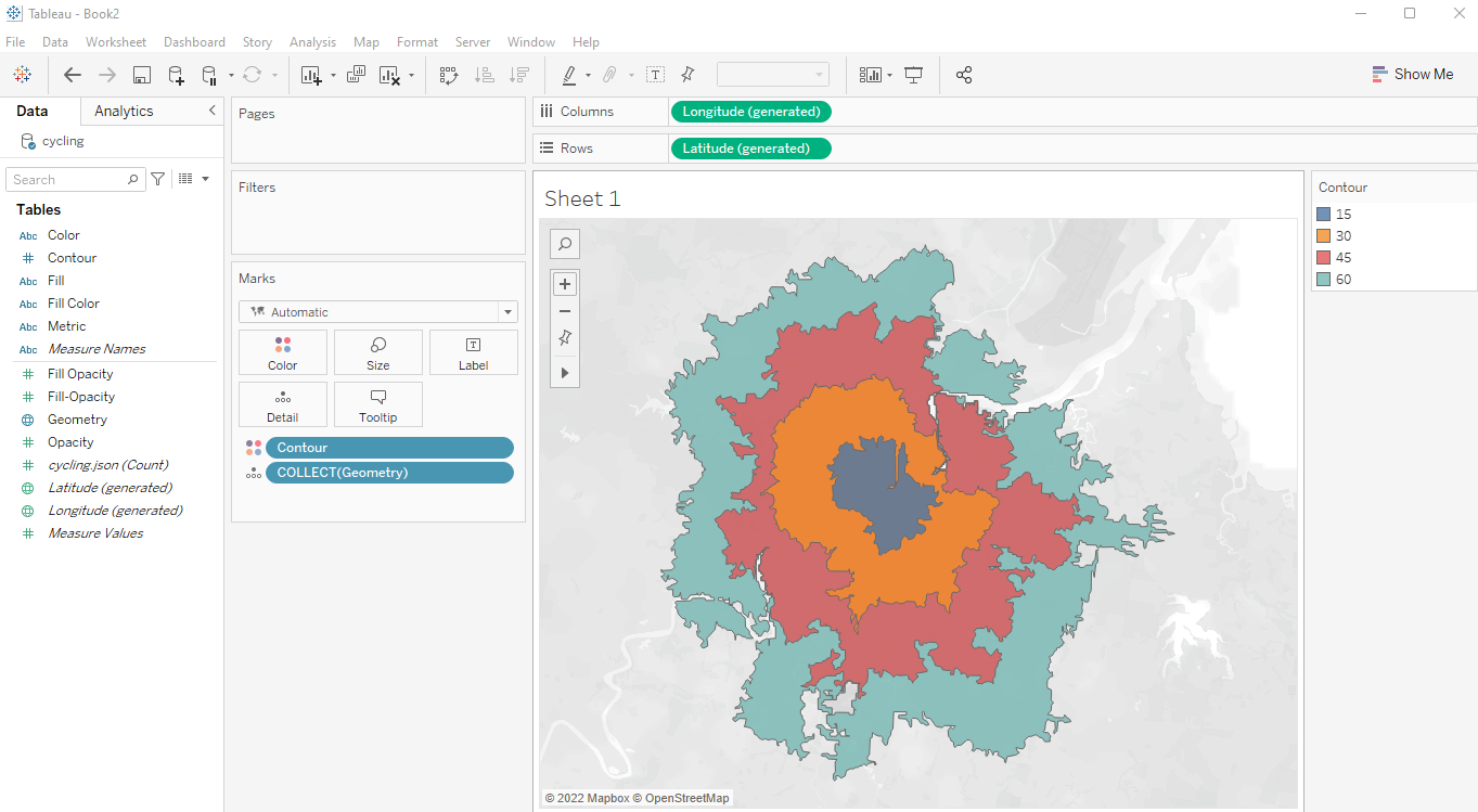 Drive time analysis using Tableau and Mapbox Isochrone API – Data ...